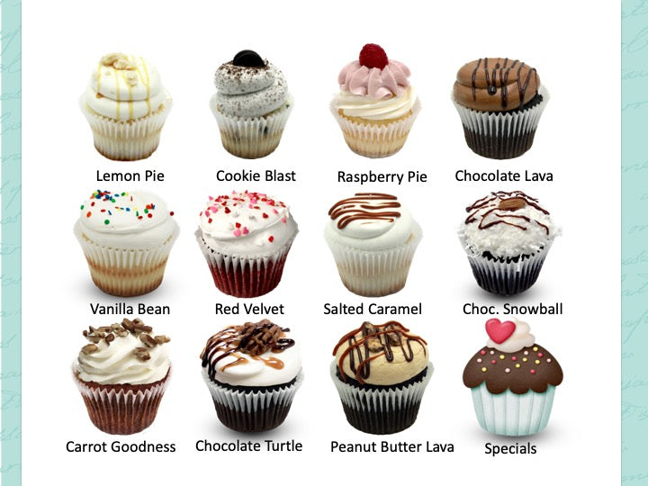 Cupcake Menu – Sweet Treasures