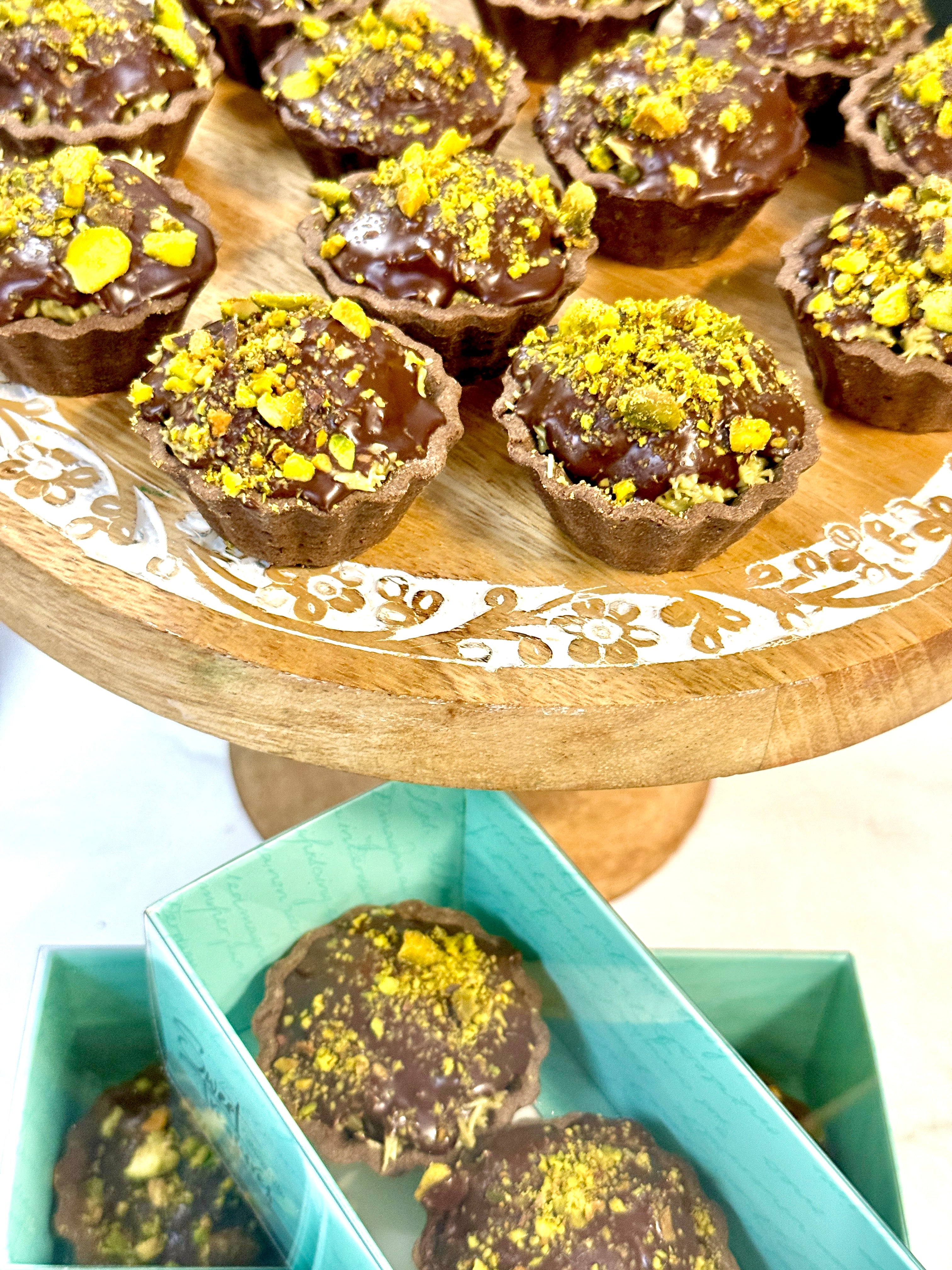 Dubai Chocolate Tart Trio – Sweet Treasures